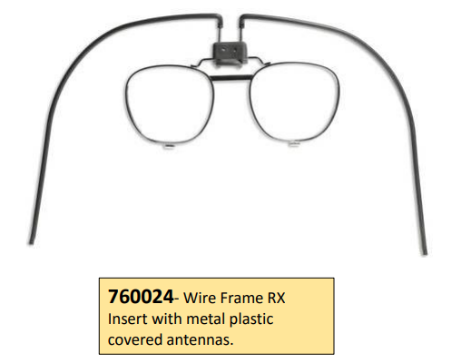760024 and 80100 spectacle kits for North masks760008A and 54001.