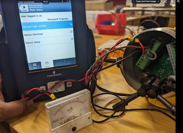 How to connect a Searchzone Sonik to a TREX HART communication device.