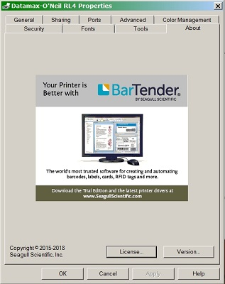 RP2 RP4 - How to print from Bartender?