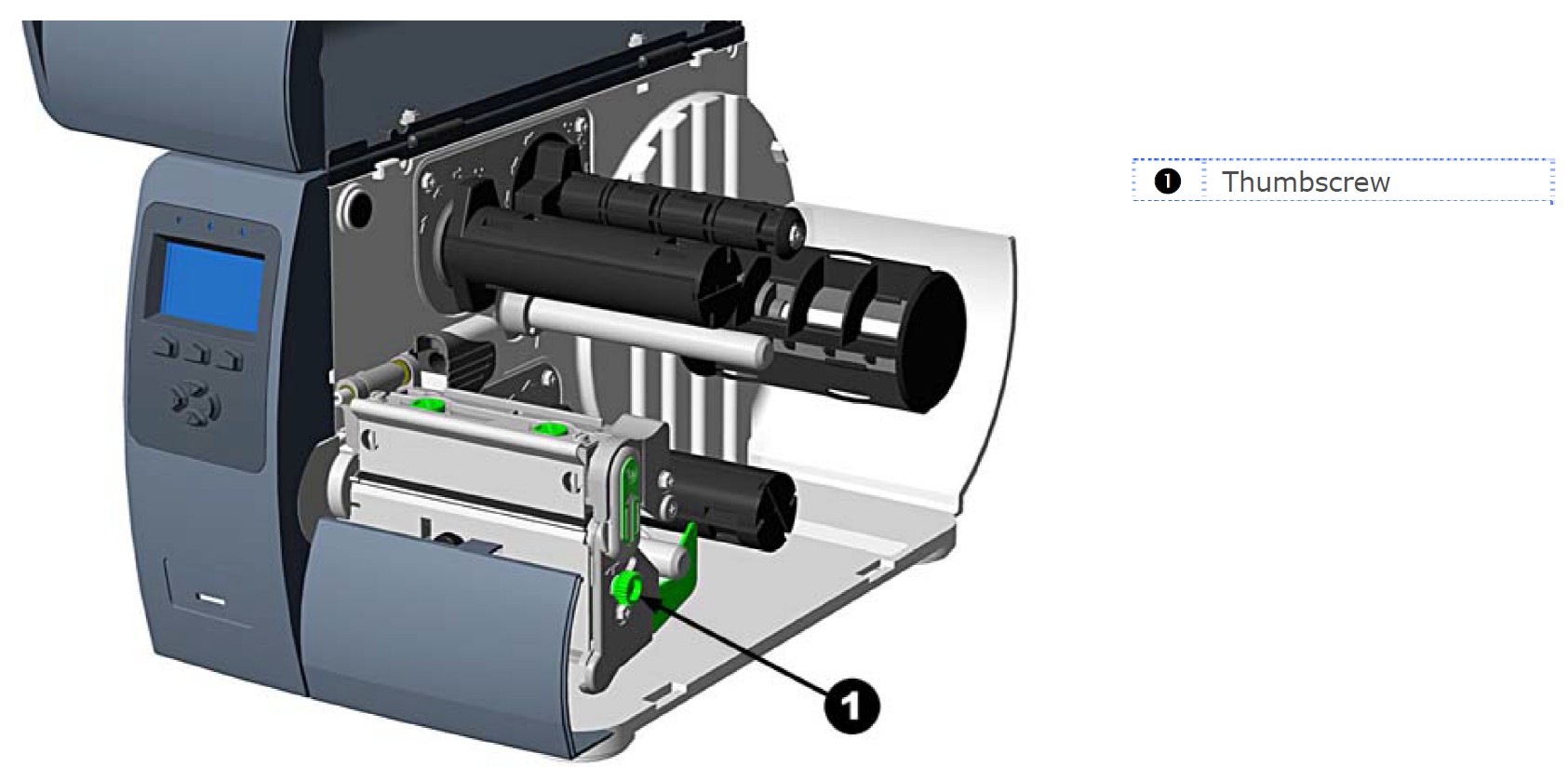 How to adjust the Media Width in the Datamax-O'Neil M Class Mark II printer