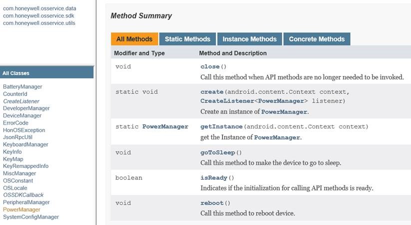 How to reboot CT40 / AND9 by use of Android SDK functions?