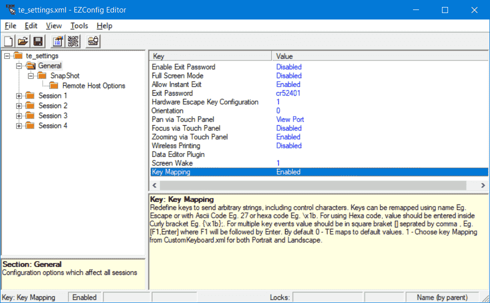 How to map hardware keys for use in Enterprise Terminal Emulation (ETE)