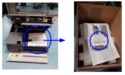 MP Compact MKIII: Test Print Report difficult to remove when unpacking ...