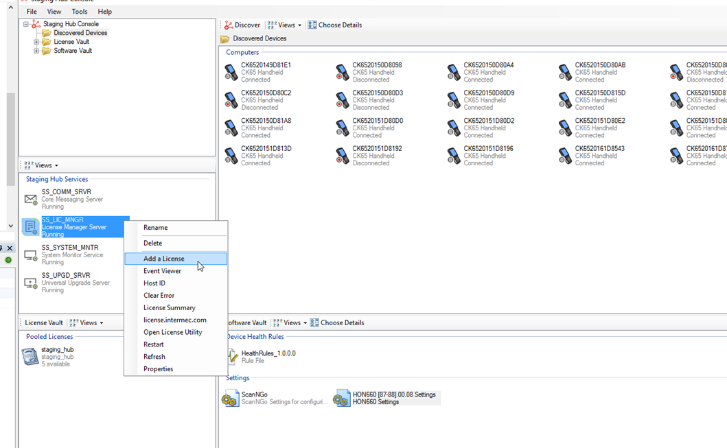 Staging Hub License information