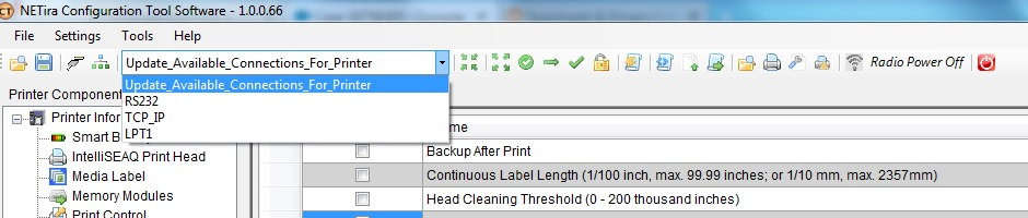 How to fine tune the print position using NETira CT