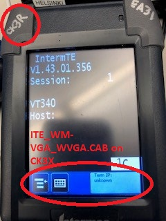 CK71 WEH 6.5 ITE screen is too small / CK3X ITE screen is too big