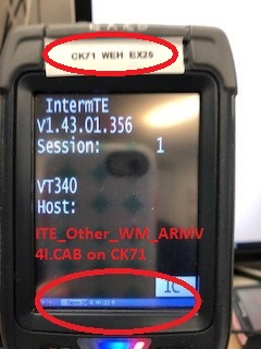 CK71 WEH 6.5 ITE screen is too small / CK3X ITE screen is too big