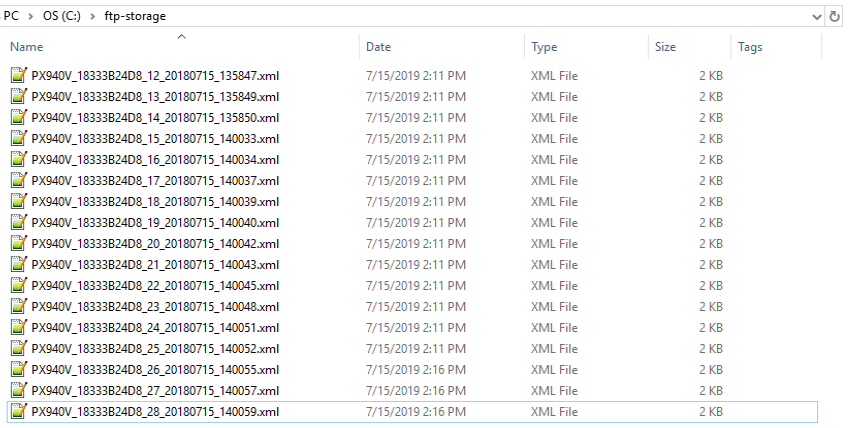 How to configure the PX940 to automatically push XML/CSV reports to an ...