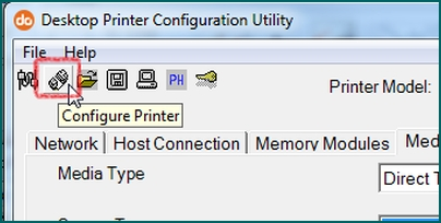 How to change a setting in DMXConfig Configuration Utility?