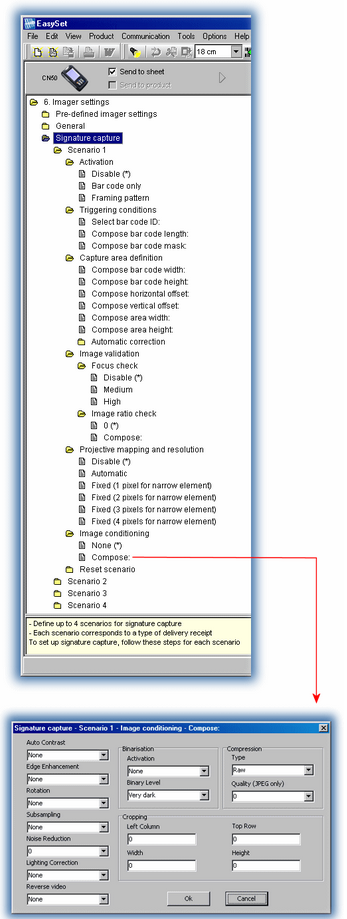 How does Signature Capture work for Intermec devices?