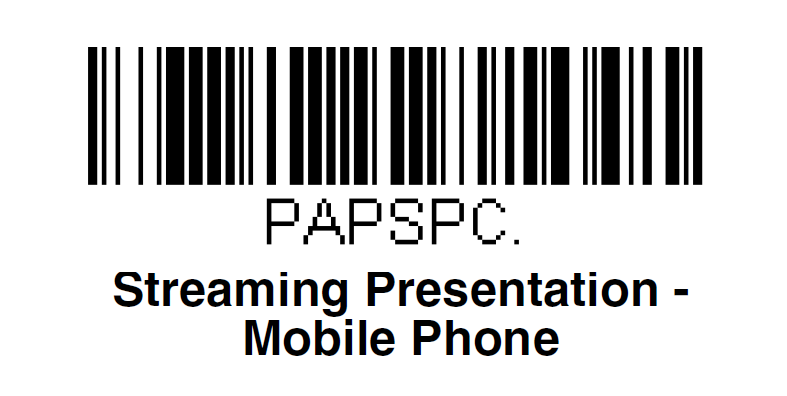 How to enable Streaming Presentation Mobile Phone on Genesis 7580g?