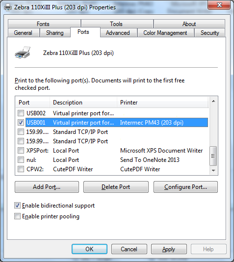 How to use Zebra driver to print on Honeywell printer?