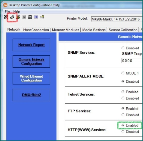 Web-Page of printer becomes inaccessible after being locked by customer