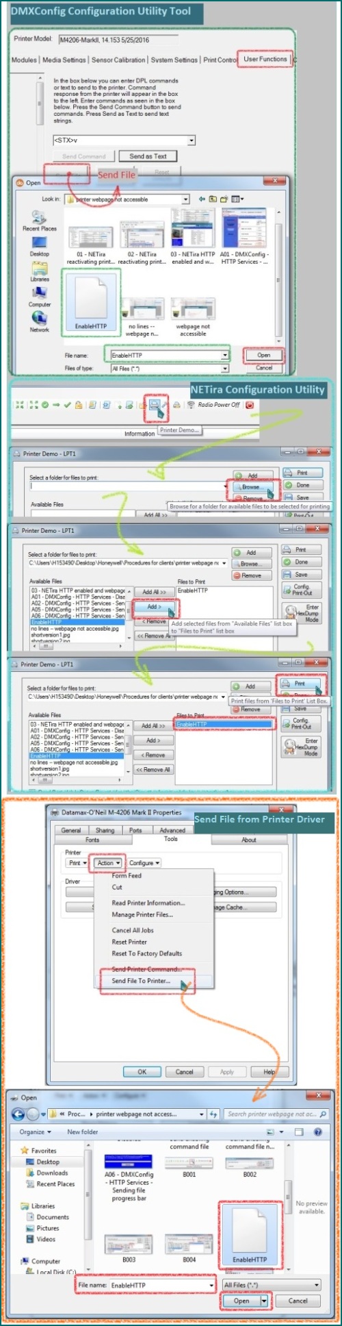 Web-Page of printer becomes inaccessible after being locked by customer