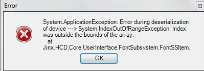 PrintSet 5 install and startup errors