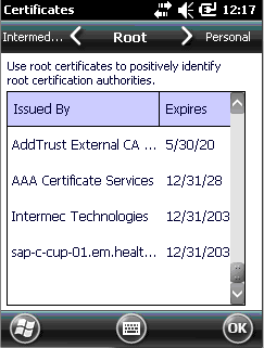 How to install a root certificate?