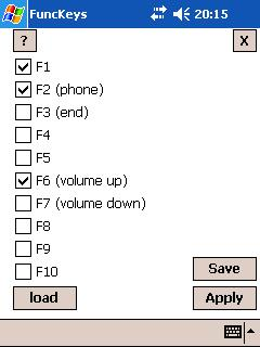 How to disable function key as hot keys for Windows Mobile?