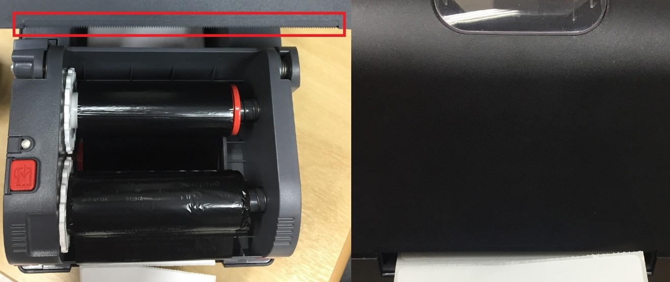 PC42 - Is it necessary an accessory to tear printed labels from the ...