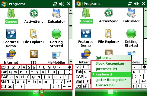 How to change the Soft Input Panel (SIP - Virtual Keyboard) input method?