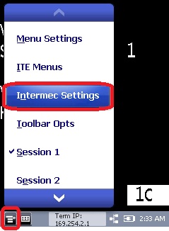 Configuring ETE, ITE and TE2000 screen size