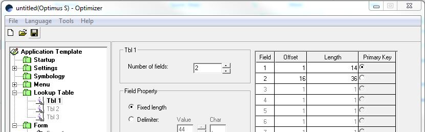 What is a lookup table and how it works for Optimus SP5500 applications?