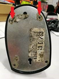 What is the part number of the screws of the Xenon Ratchet base?