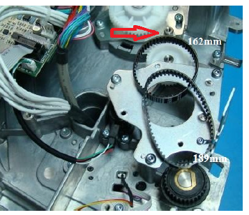 What is the part number for the PM43 drive belt