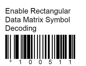 How to improve the readability of rectangular Data Matrix bar codes with YJ HH400?