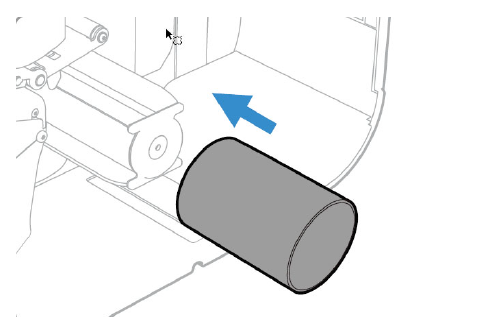 How to Load Media for Rewind Printing on the PX940 Printer.