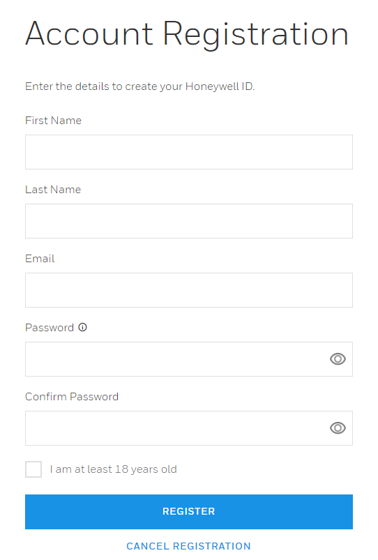 Operational Intelligence Account Registration (User login)