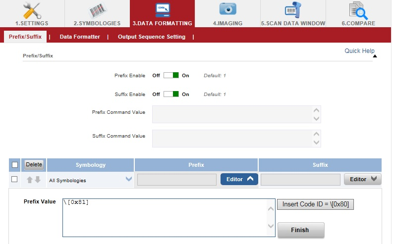 How to add AIM ID as prefix on EzConfig?