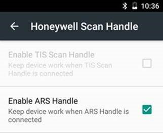 Dolphin 75e Android and 8620 tethered ring scanner
