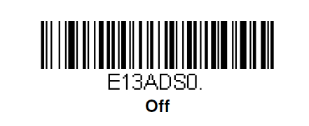 How to remove the space between the main bar code and the addenda for EAN/JAN-13 in YJ4600?