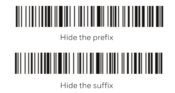 OH3502 - How to hide the prefix / suffix?