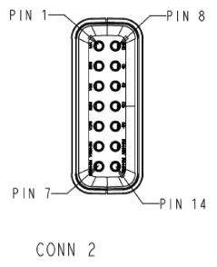 What is the pin-out for cable 50144214-001?