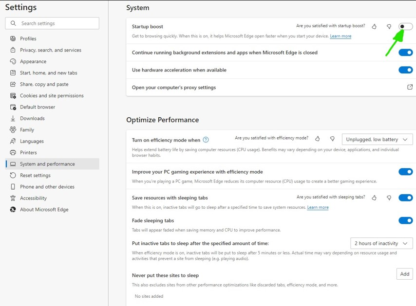 EZConfig for scanning Microsoft Edge browser error message