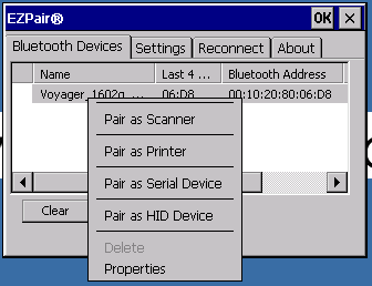 Does EZpair support Bluetooth HID keyboard mode?