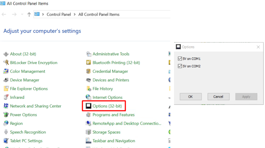 RT10W setup with Granit tethered scanner using RS232 on the RT10-EVD ...