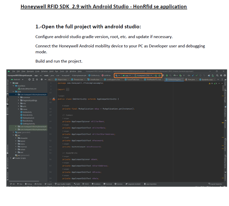 How to read and write data on a RFID tag with RFID_SDK_2.9