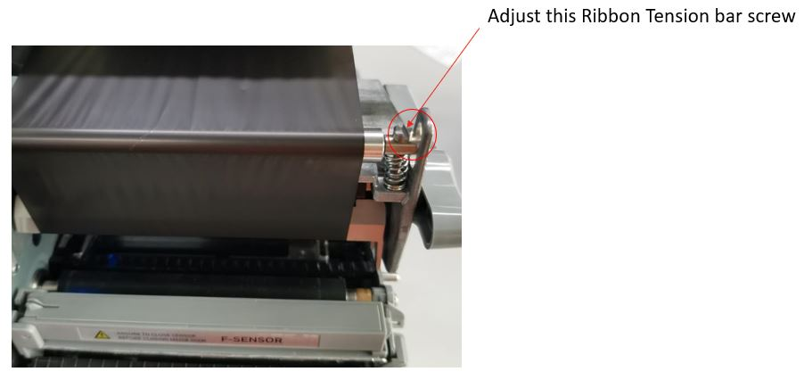 How to adjust ribbon wrinkling on PD45/45S