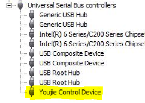 How to get Youjie scanner to communicate via virtual COM port?