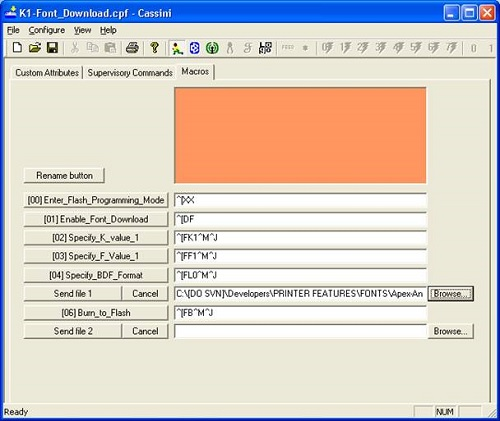 How to upload and use an Arabic font on the Apex printers?