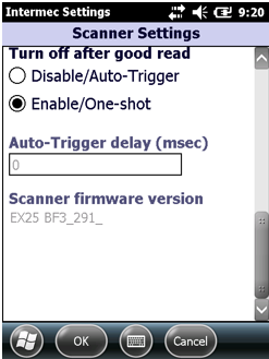 "Enable Micro QR code" not showing under QR code on CK71