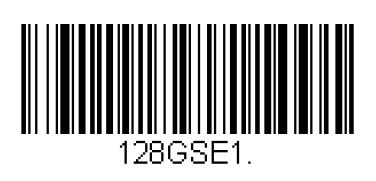 How do I enable GS (FNC1) code transmission?