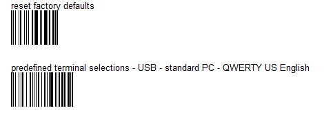 ScanPlus 1800 / Microbar 9730 - How to configure for USB Keyboard?