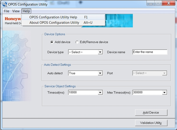 How to enable the OPOS Debugger in the Honeywell OPOS suite.