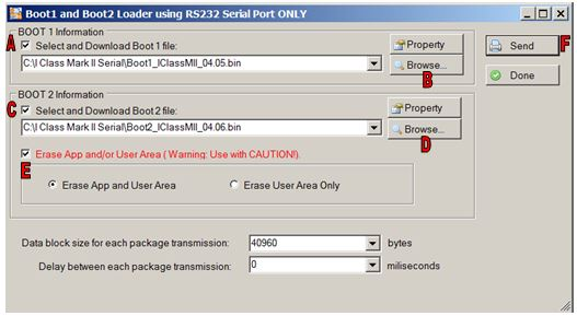 RL3 RL4 (First generation) - How to load Boot Loader and Firmware