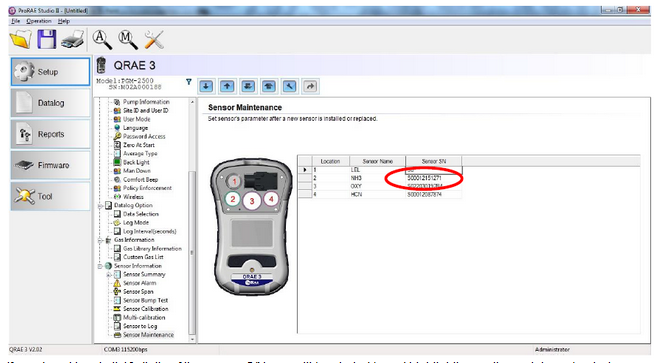 QRAE 3: What is the correct procedure for adding a sensor?