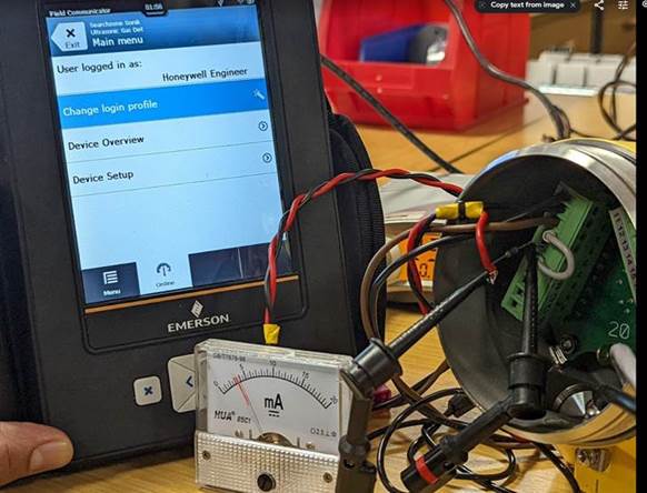 How to connect a Searchzone Sonik to a TREX HART communication device.