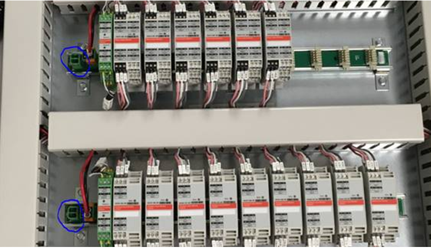 TPPR TouchPoint Pro Single Dual Power Connector on Backplane